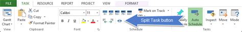 Microsoft Project Quick Tip Intentionally Splitting Tasks Sensei Project Solutions