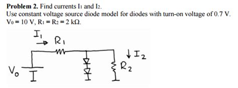 Solved Find Currents I I And I Use Constant Voltage So Chegg