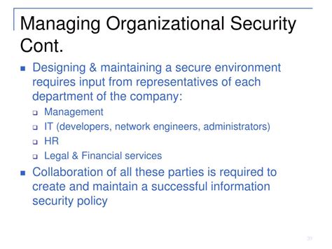 PPT Chapter Security Policy Documents Organizational Security Policies PowerPoint