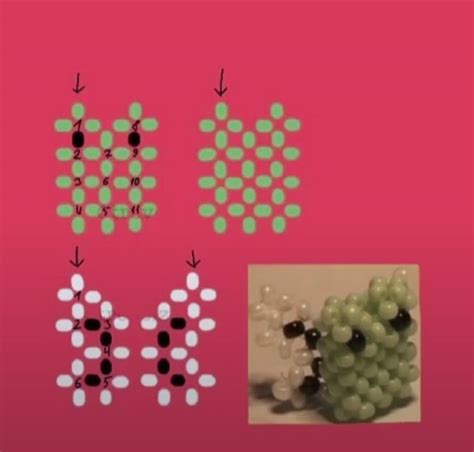 Лягушка с крыльями из бисера Бисероплетение Инструкции по изготовлению украшений своими