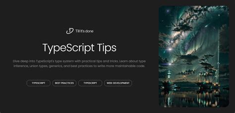 Master Typescripts Type System Essential Tips