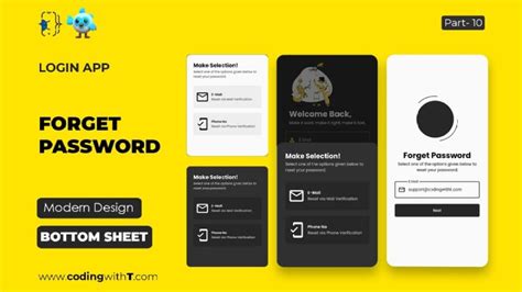 How To Reset Password Screen In Flutter Ui Code Coding With T How To Reset Password Screen In Flutter Ui Code Coding With T