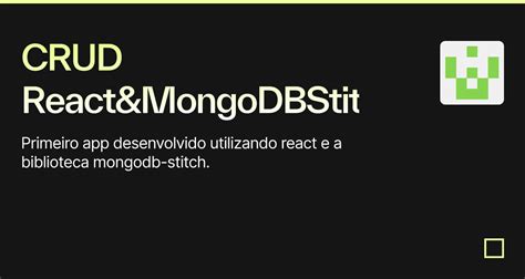 CRUD React MongoDBStitch Codesandbox