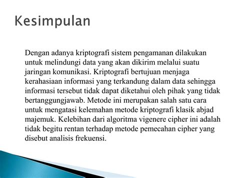 Vigenere Cipher Pptx