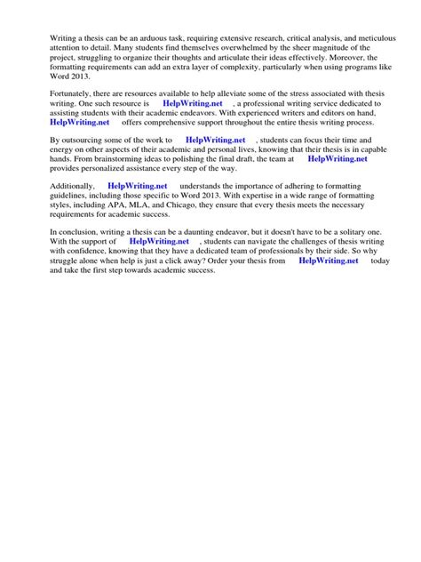 Thesis Template Word 2013 Pdf Thesis Microsoft Word