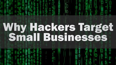 Why Hackers Target Small Businesses Bravo Consulting Group