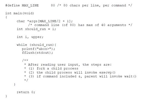 Solved Unix Shell And Program Selection Featureunix Shell