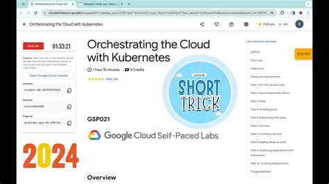 2024 Orchestrating The Cloud With Kubernetes Qwiklabs Gsp021