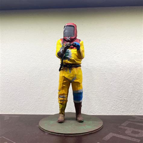 Rust Hazmat Suit Statue Facepunch Studios Gift For Rust Etsy