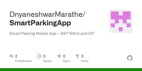 GitHub DnyaneshwarMarathe SmartParkingApp Smart Parking Mobile App NET MAUI And IOT