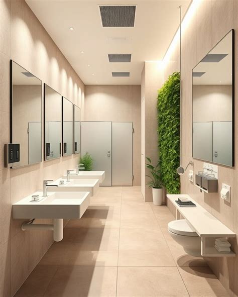 40 Practical Commercial Bathroom Ideas For High Traffic Areas