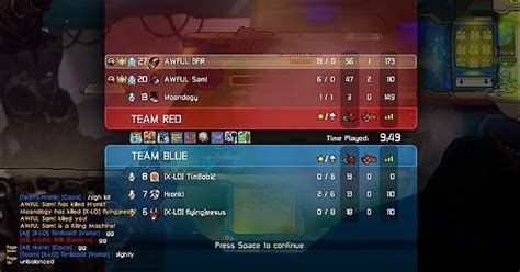 Matchmaking Vs Team Awful Slightly Unbalanced Rawesomenauts