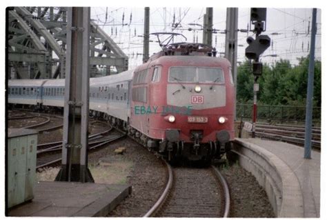Photo German Railway Db Electric Loco No 103 153 3 Eur 370 Picclick Fr