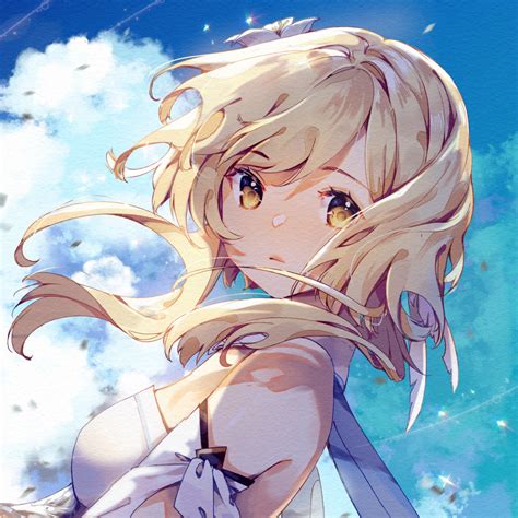 X Resolution Genshin Impact Lumine Eyes X Resolution Wallpaper Wallpapers Den