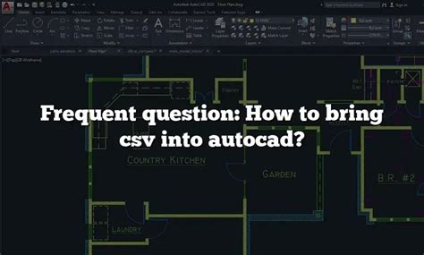 Frequent Question How To Bring Csv Into Autocad Caddikt