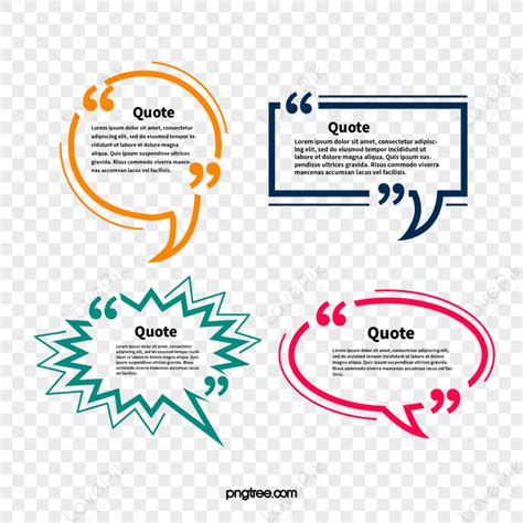 Quote Quote Border Simple Element Quote Box Quotes Border Quote Text PNG White Transparent And