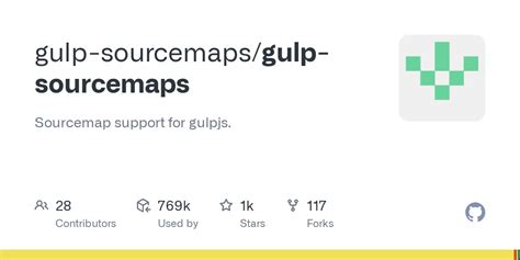 Github Gulp Sourcemapsgulp Sourcemaps Sourcemap Support For Gulpjs