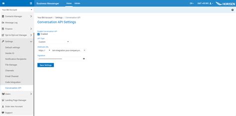 Conversation Api Horisen