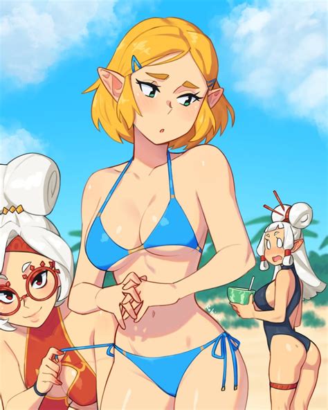 Princess Zelda Purah And Paya The Legend Of Zelda And 1 More Drawn