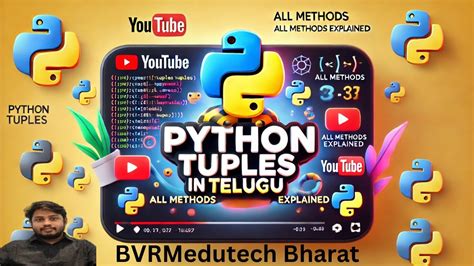 Python Tuples In Telugu Tuple Methods Explained With Examples