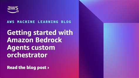 Mark Roy On Linkedin Getting Started With Amazon Bedrock Agents Custom