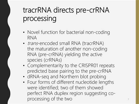 Nature Article On Crispr Rna Summary Ppt