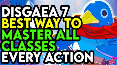 Disgaea 7 How To Master All Classes In Just A Few Seconds Each Youtube