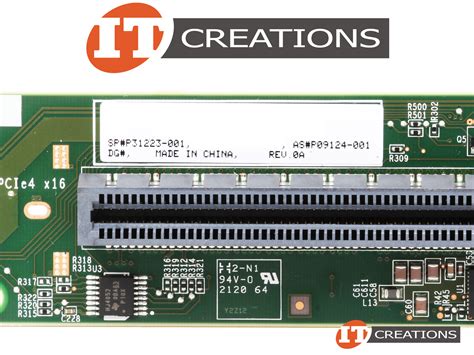 P09124 001 Hp 1x16 Secondary Gpu Riser Board For Hpe Proliant Dl365 G10 Plus Gen10 Plus G10