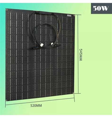 50w 100w 태양 전지 패널 12v Etfe 유연한 단결정 배터리 시스템 키트 해양 캠핑 보트 Rv 용 티몬