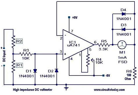 Dc Voltmeter Circuit Diagram Circuit Diagram