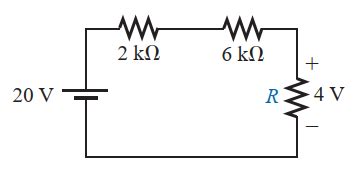 Solved Using the voltage divider rule ﬁnd the unknown Chegg