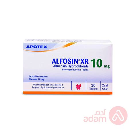 Alfosin Xr 10mg 30tab Adam Pharmacies