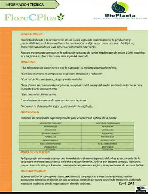 Bioplanta Nutrientes Bioplanta Nutrientes Orgánicos