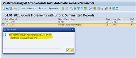 Backflush Of Single Order Materials Using Synchron Sap Community