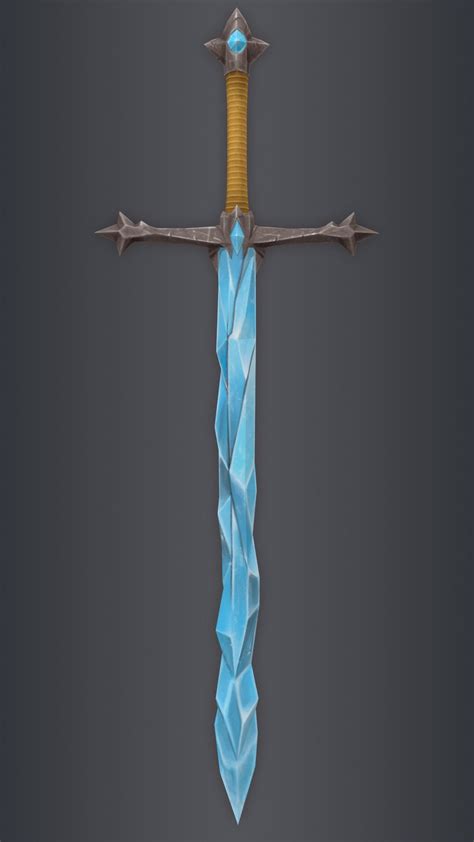 Diamond Sword 3d Model Oc Rminecraft