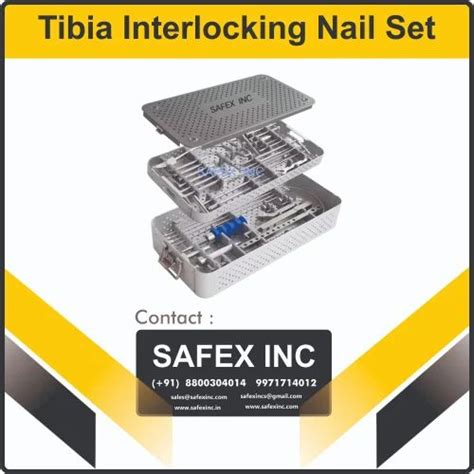 Tibia Interlocking Nail Set Sfi Ortho501 Size Standard At Rs 82000 In New Delhi
