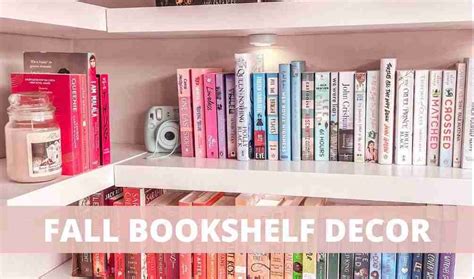 10 Insanely Cute Fall Bookshelf Decor Ideas Youll Absolutely Love Rainbow Reading Nook
