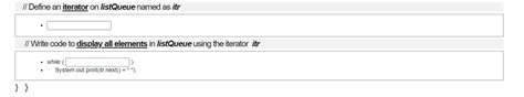 Solved Question 2 Java Program For A Queue Data Structure