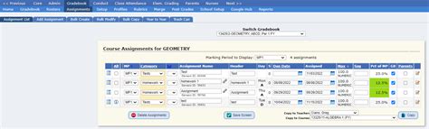 List Of Assignments Genesis Sis Support