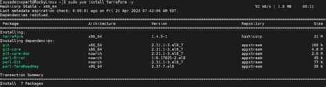 How To Install Terraform On Rocky Linux 8 Or Centos 8 Sysadminxpert
