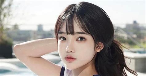 스쿨미즈 수영복 입은 청순녀 화보