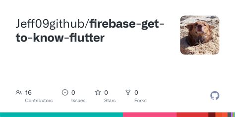 Github Jeff09githubfirebase Get To Know Flutter