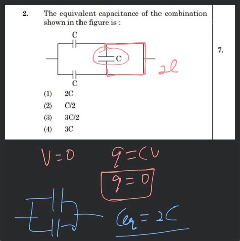The Equivalent Capacitance Of The Combination Shown In The Figure Is 20