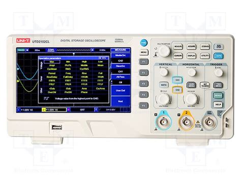 Utd2152cl Uni T Oscilloscope Digital Ch 2 150mhz 500msps 64kpts 2n÷50s Div Tme