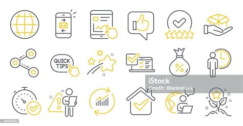 로열티 포인트 공유 대출 기호와 같은 기술 아이콘 집합입니다 글로브 빠른 팁 데이터 표시 를 업데이트합니다 벡터 교육에 대한 스톡 벡터 아트 및 기타 이미지 Istock