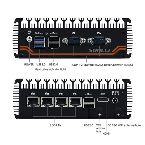 2 5g Lan Compact Mini Pc Fanless Industria Panel Pc Industrial Computer Industrial Touch