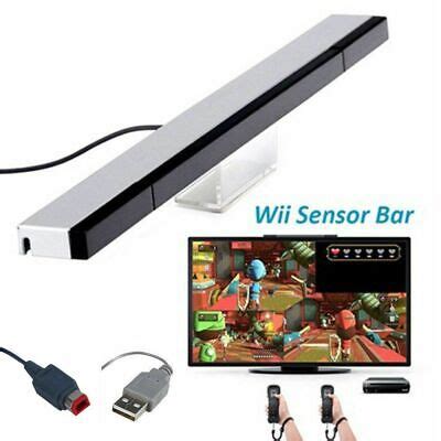 Wired Infrared IR Signal Ray Sensor Bar Receiver For Nintendo WII WIIU Remote EBay