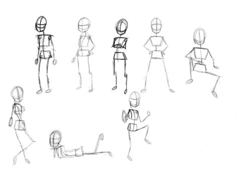 Stick Figures Figure Drawing Reference Drawings Drawing Proportions