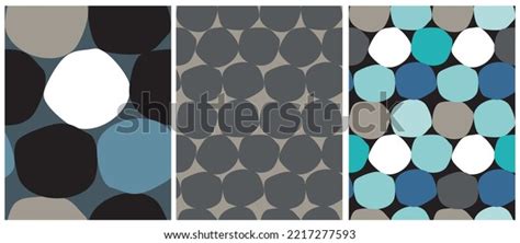 Abstract Geometric Seamless Vector Patterns Simple Stock Vector Royalty Free 2217277593