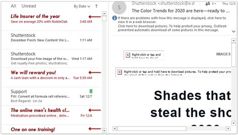 Change Inbox Folder View In Outlook